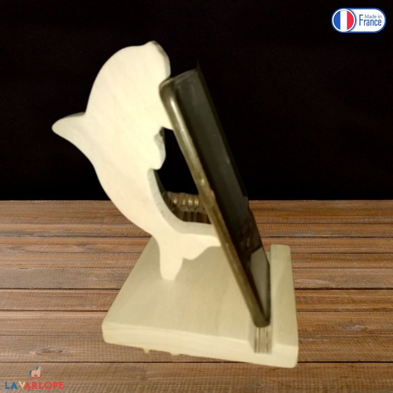 Support pour téléphone portable en bois